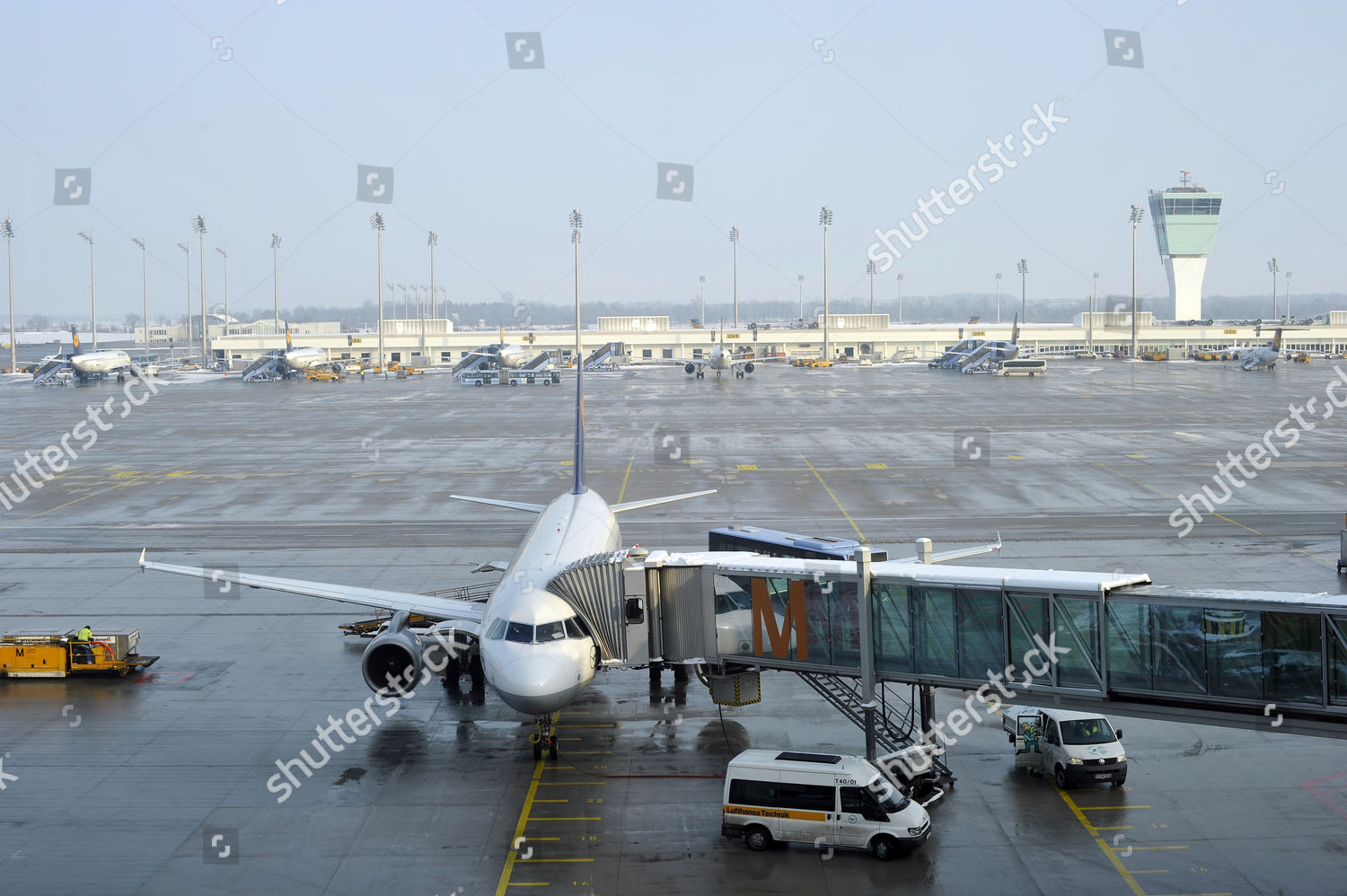 Aircraft Passenger Boarding Bridge Aerobridge Franz Editorial Stock ...