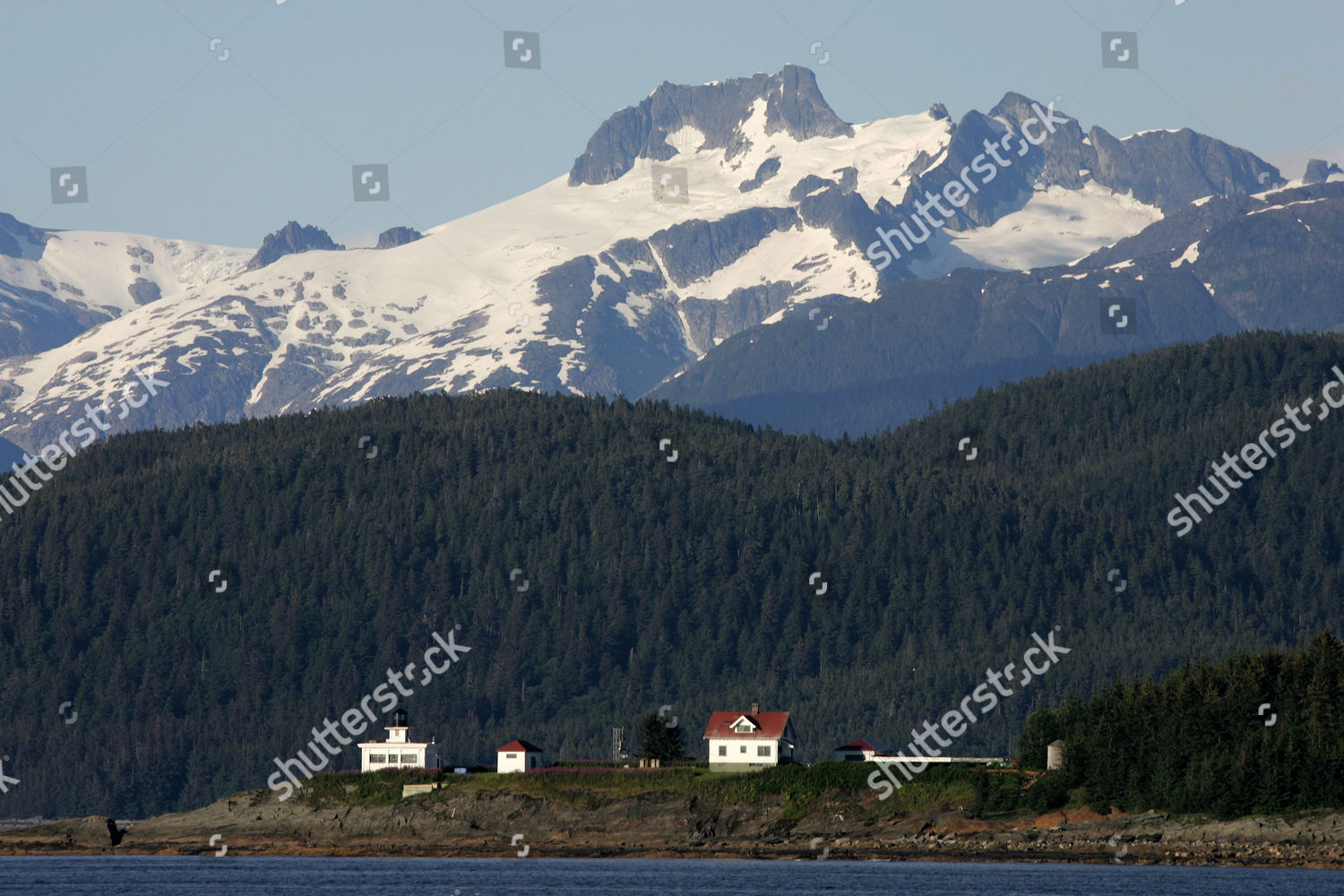 Point Retreat Lighthouse On Admiralty Island Editorial Stock Photo ...