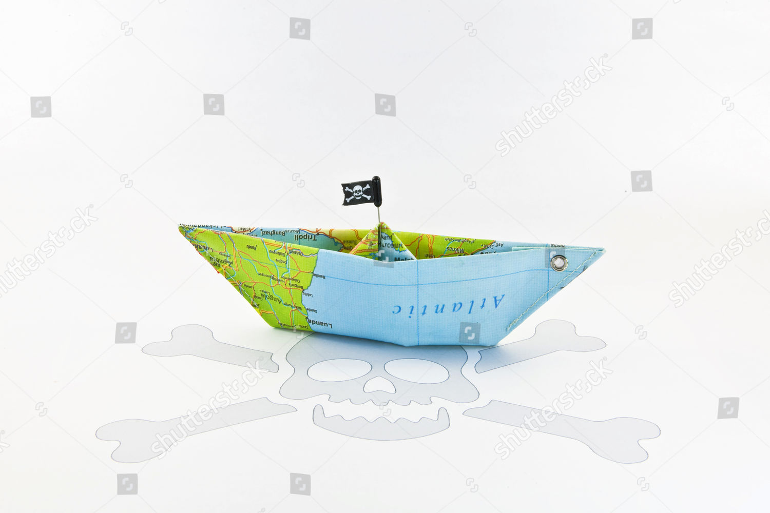 Pirate Ship Piracy Money Symbolic Image Editorial Stock Photo - Stock ...