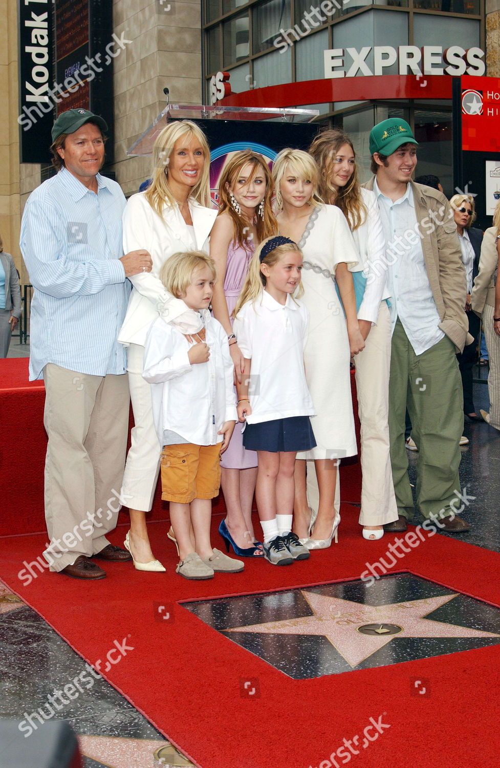 Mary Kate Ashley Olsen Father David Editorial Stock Photo - Stock Image ...