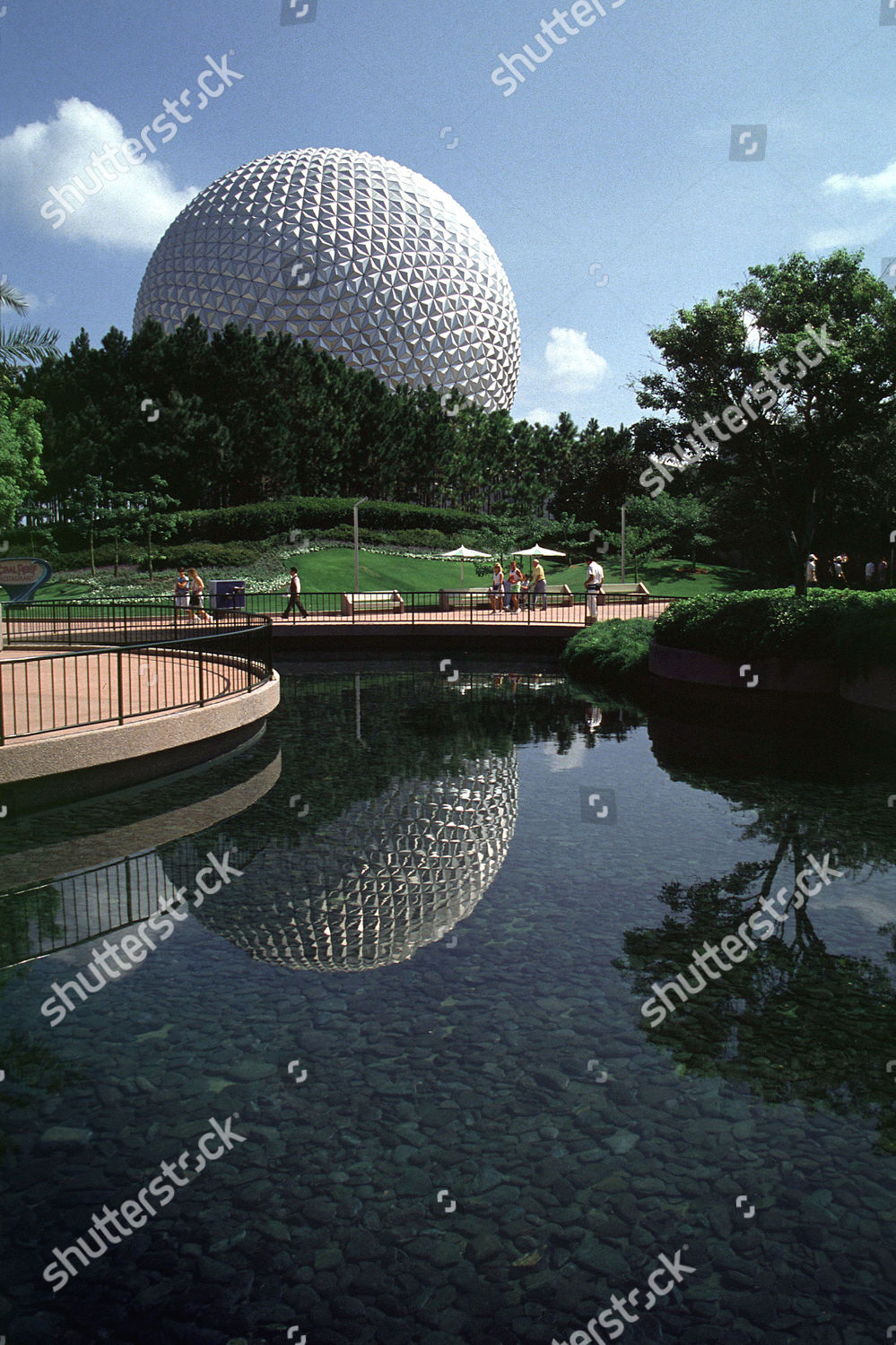 Spaceship Earth Epcot Experimental Prototype Community Editorial Stock ...
