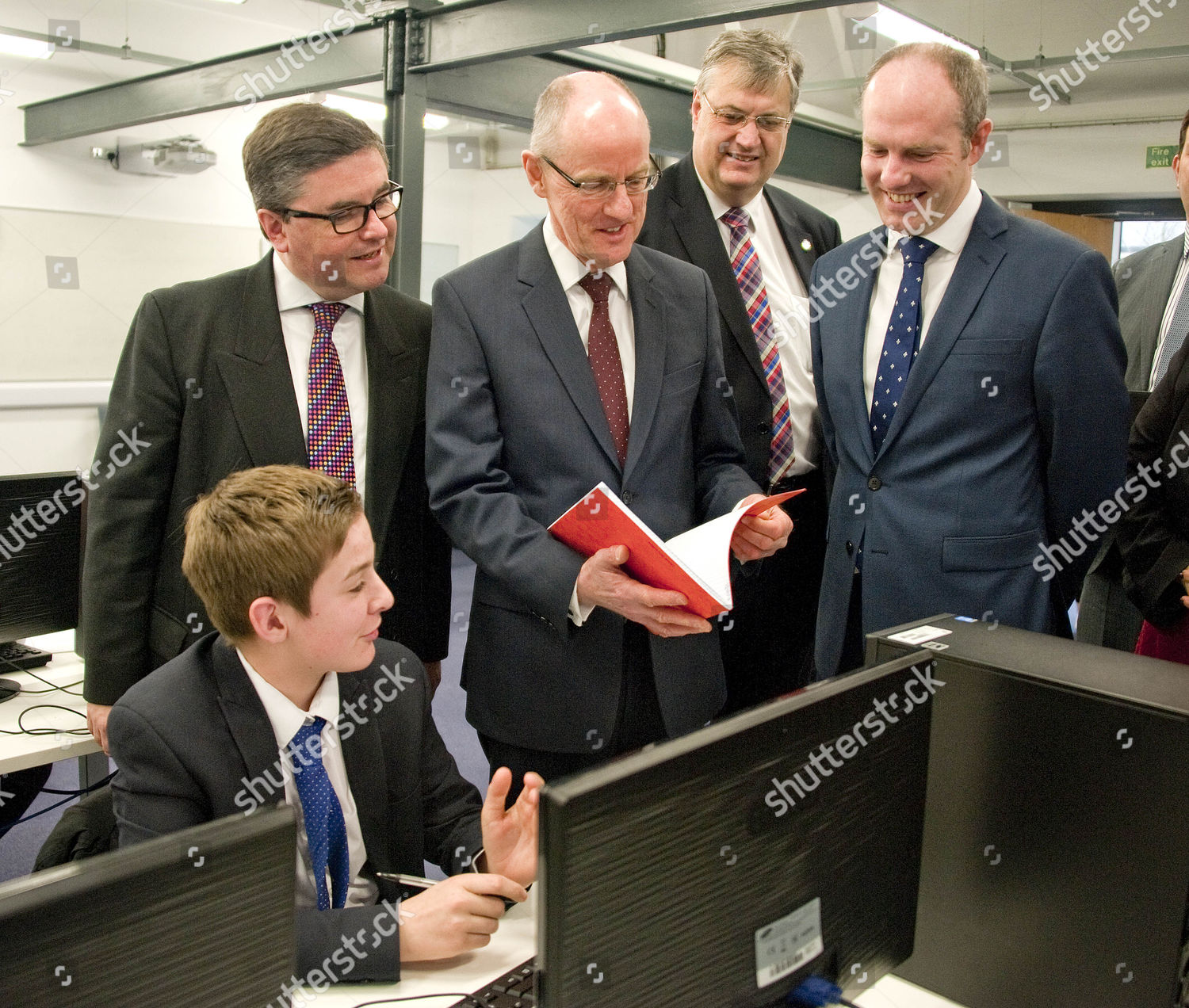 Nick Gibb Mp Checks Out Work Editorial Stock Photo - Stock Image ...
