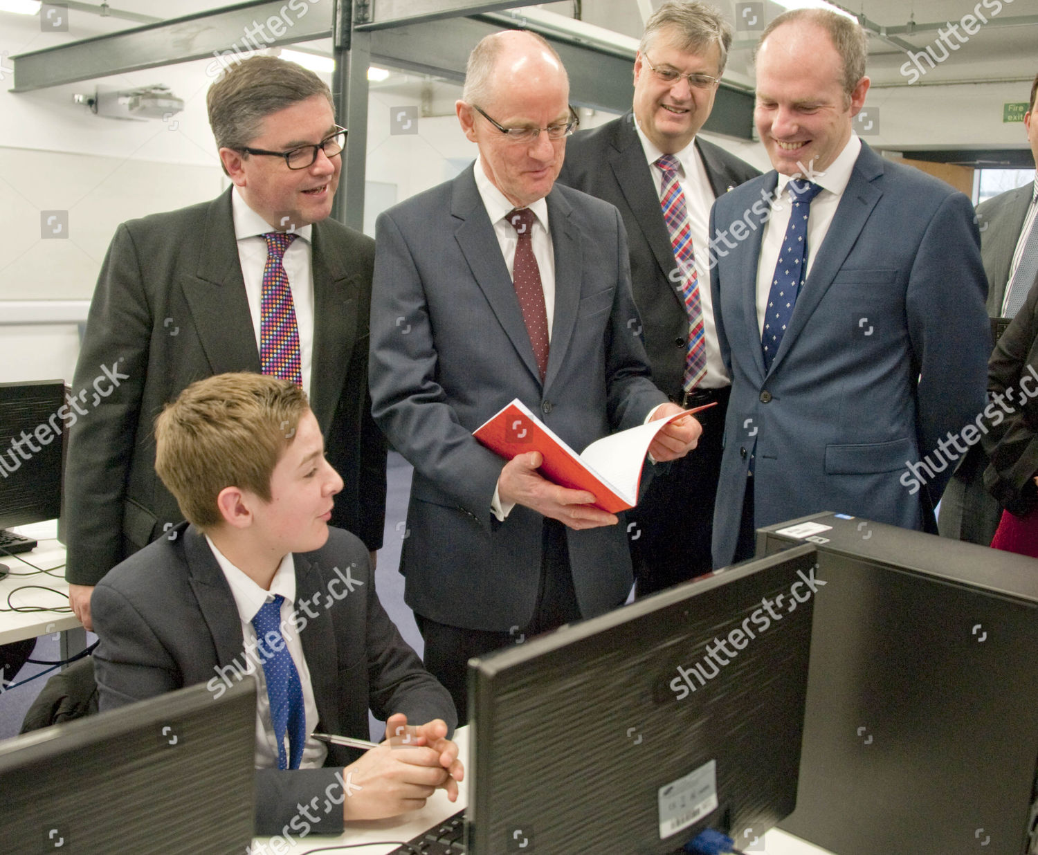 Nick Gibb Mp Checks Out Work Editorial Stock Photo - Stock Image ...