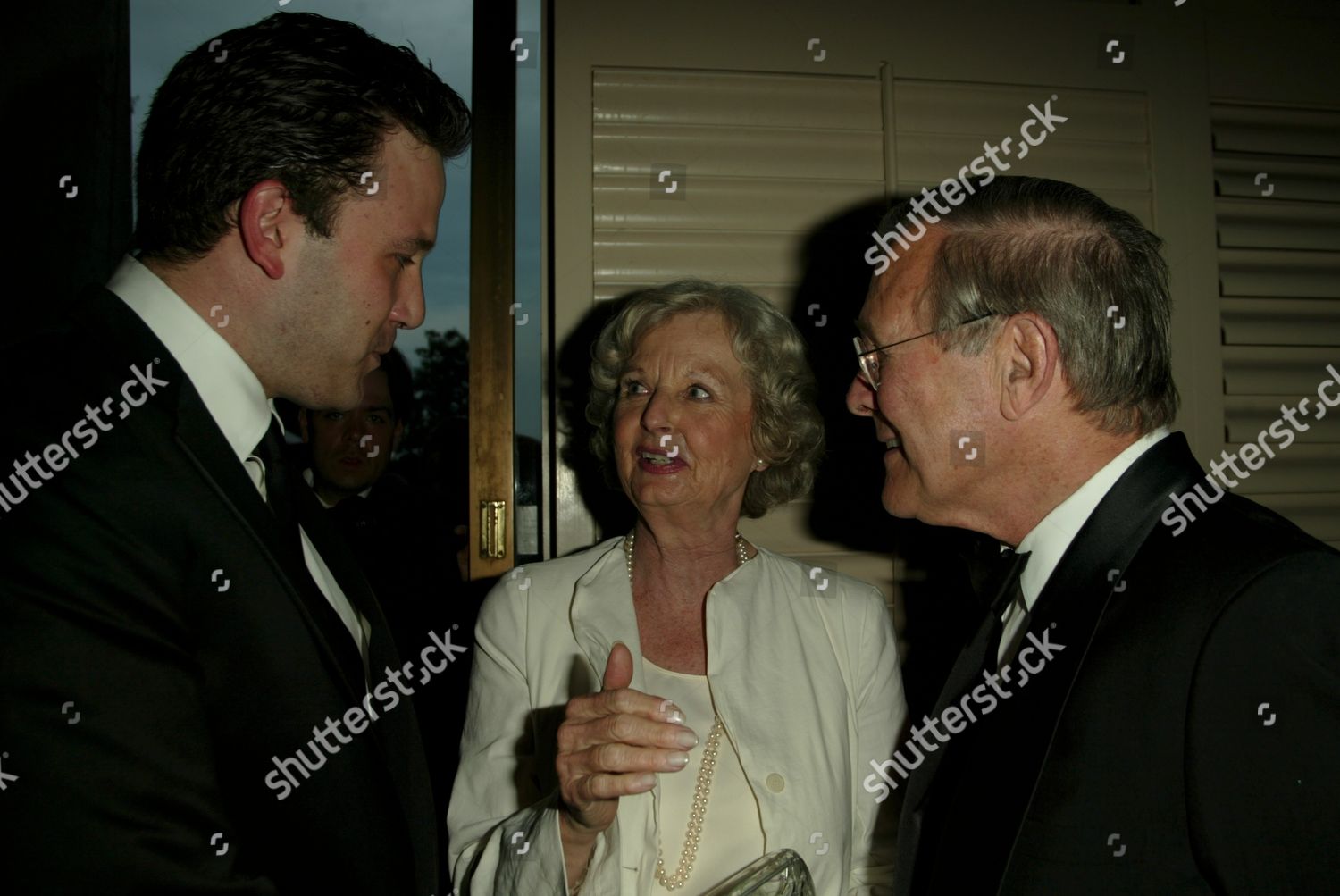 Ben Affleck Donald Rumsfield Wife Editorial Stock Photo - Stock Image ...