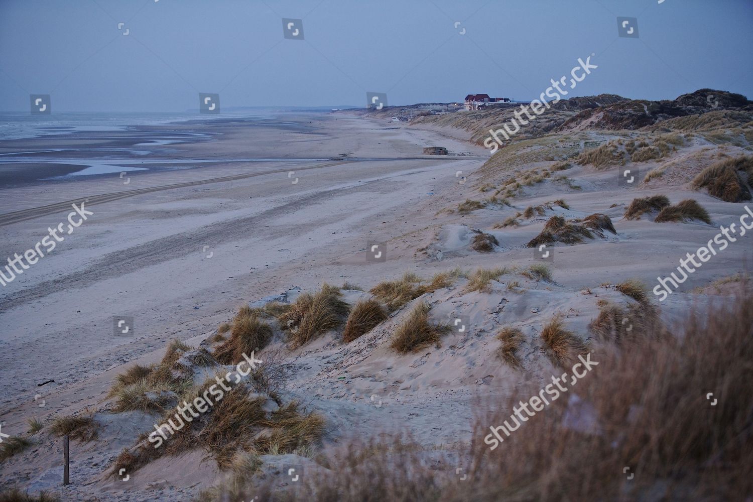 Dunes De Merlimont Plage Cote Dopale Editorial Stock Photo - Stock ...