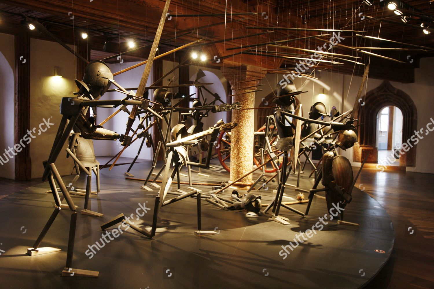 Display Medieval Weapons Armors Festungsmuseum Fortress Editorial Stock ...