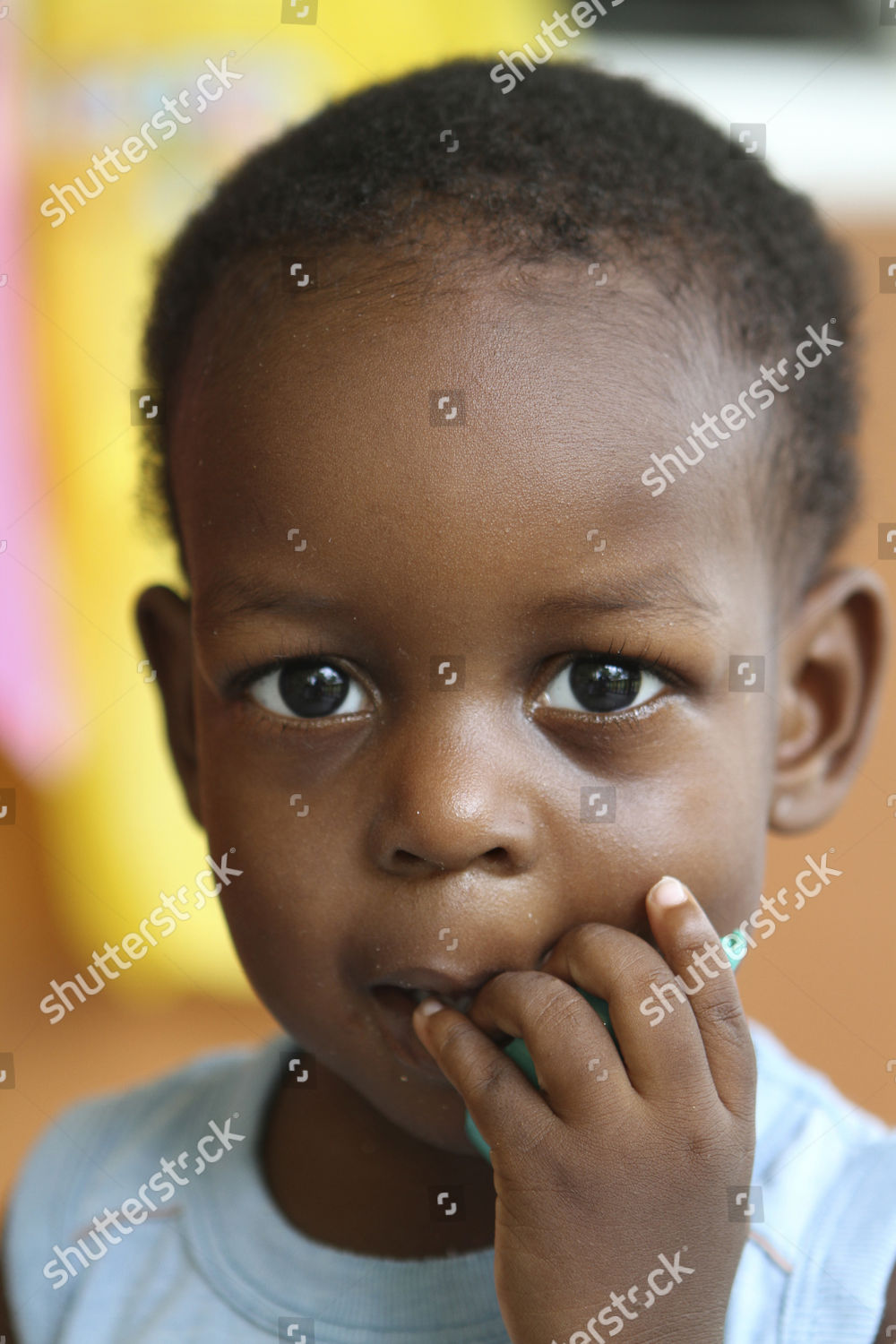 Creole Boy Portrait La Digue Island Editorial Stock Photo - Stock Image ...
