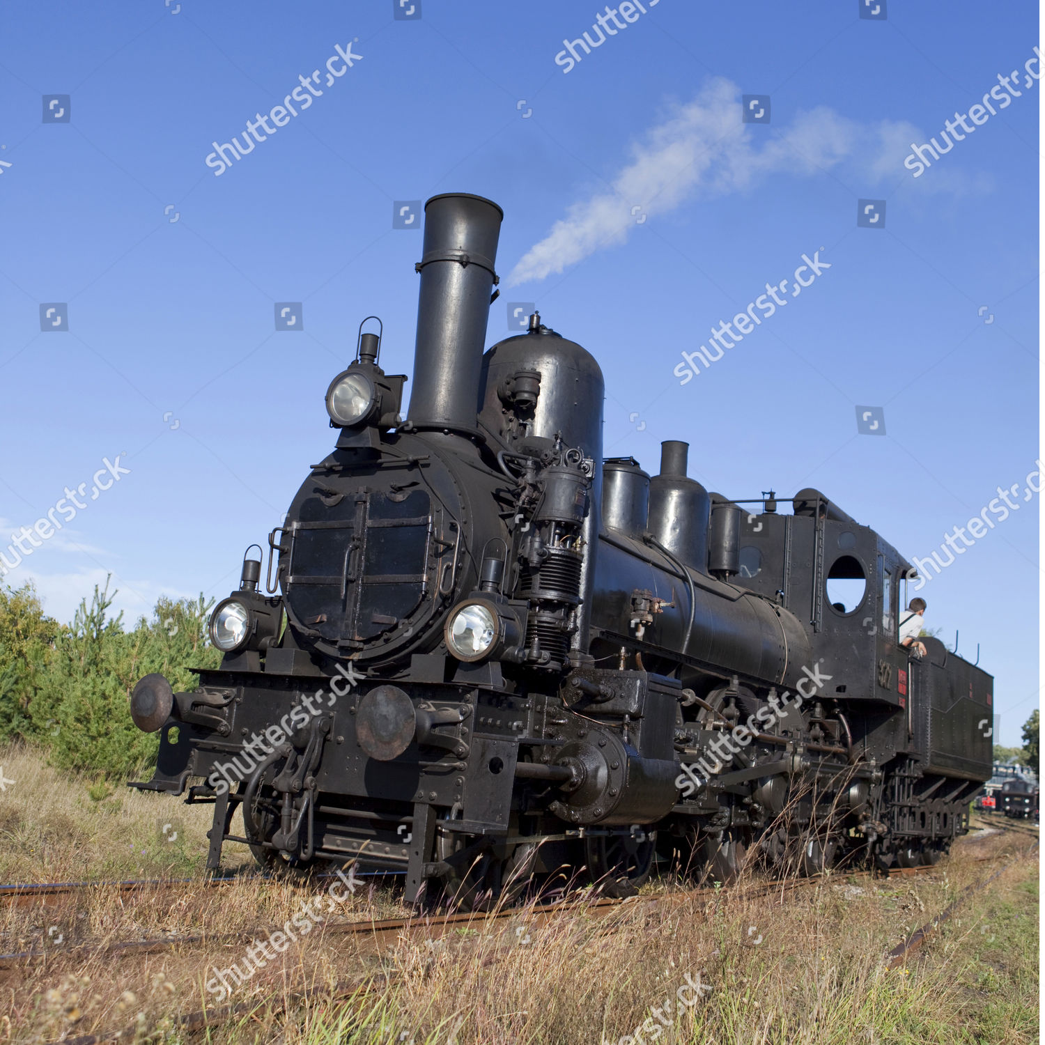 17c372 Steam Locomotive Oldest Express Train Editorial Stock Photo ...