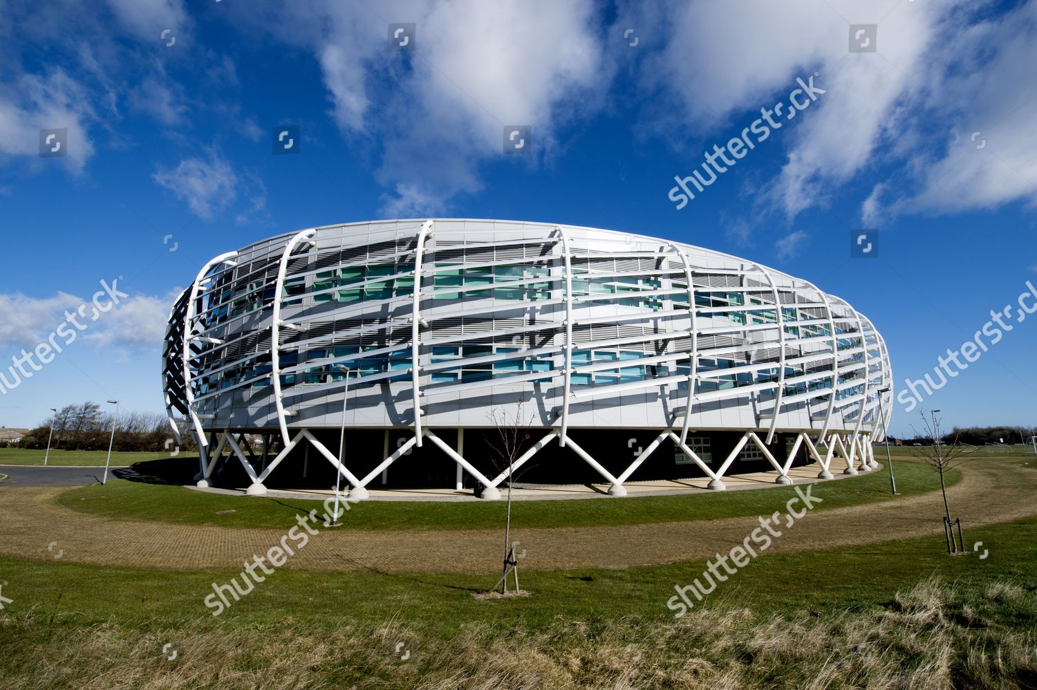 Monkseaton High School Building Editorial Stock Photo - Stock Image ...