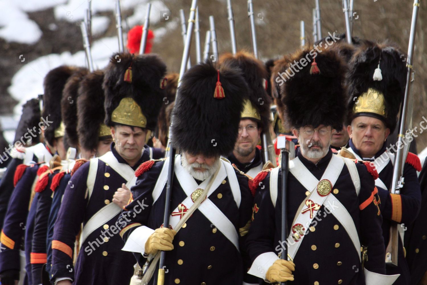 Napoleon Troop Arriving Laffrey Pageant Village Editorial Stock Photo ...