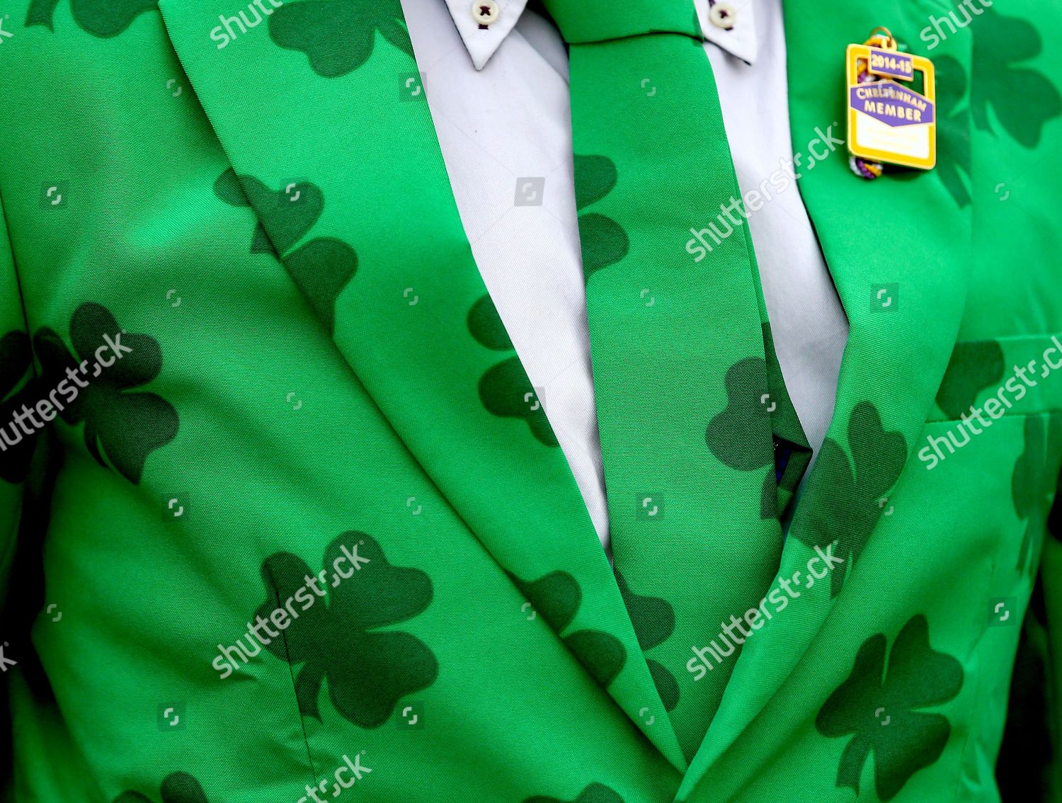 Gentleman Wearing Bright Green Irish Suit Editorial Stock Photo - Stock ...