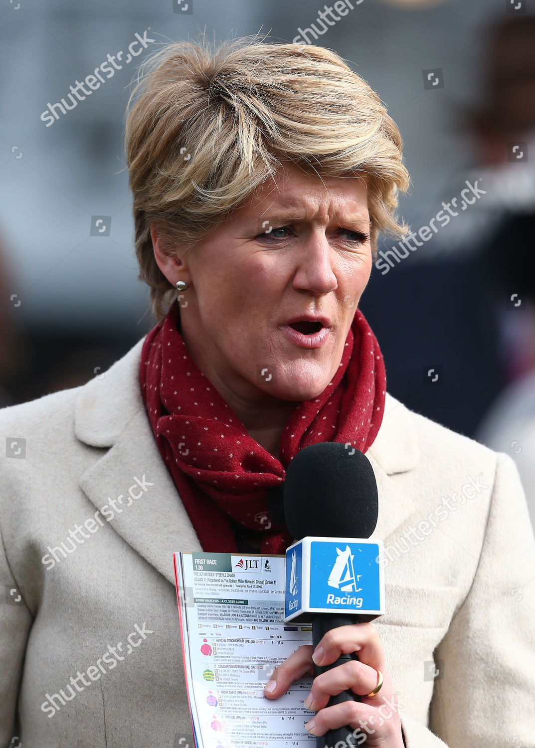 Channel 4 Racing Presenter Clare Balding Editorial Stock Photo - Stock ...