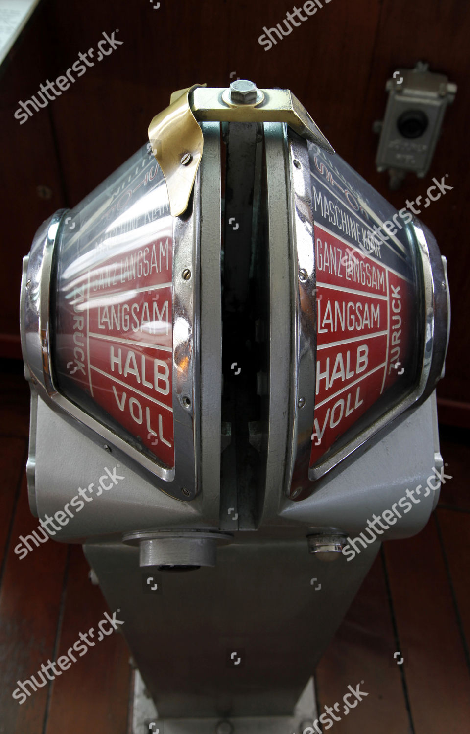 Engine Telegraph Speed Indicator Museum Ship Editorial Stock Photo ...
