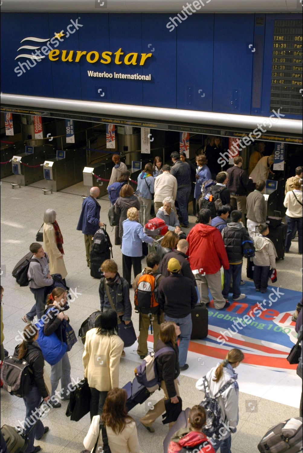 Eurostar Terminal Waterloo International Editorial Stock Photo - Stock ...
