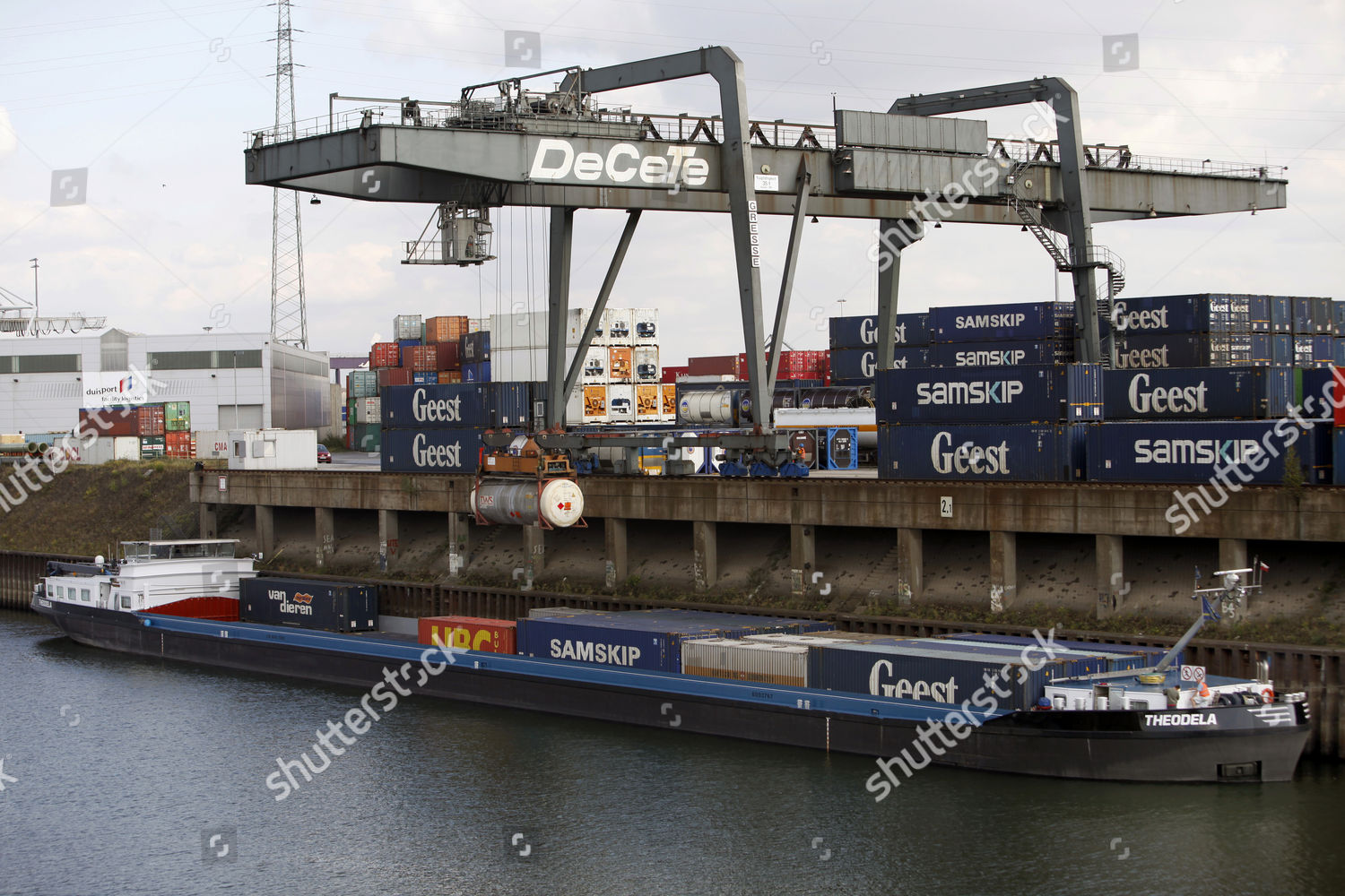 Decete Terminal Container Loading Southern Dock Editorial Stock Photo ...