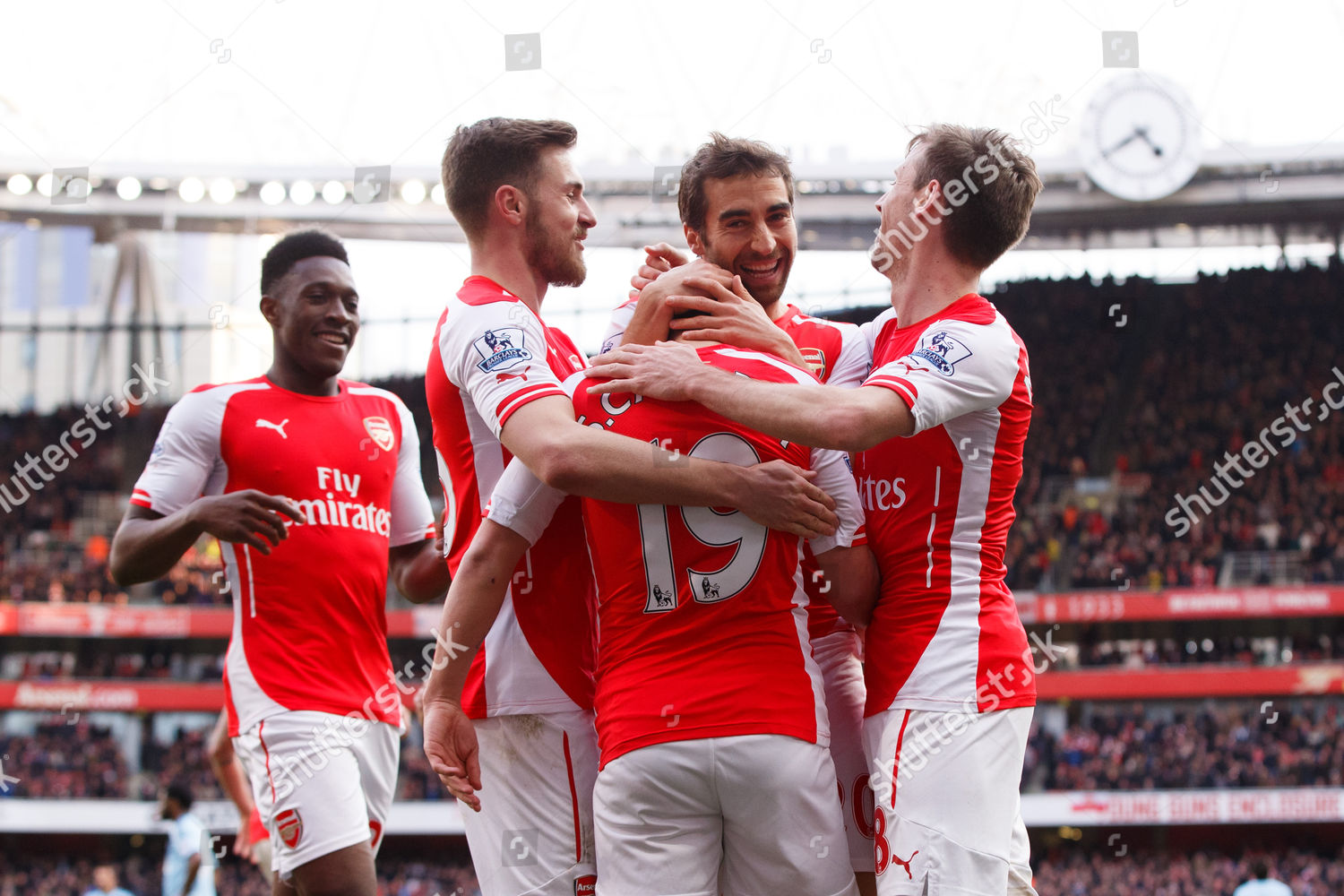 Mathieu Flamini Arsenal Celebrates Scoring Goal Editorial Stock Photo ...