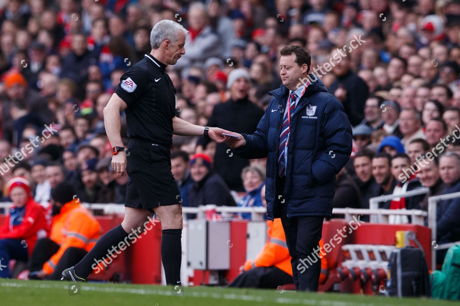 Referee Chris Foy Comes Off Replaced Editorial Stock Photo - Stock ...