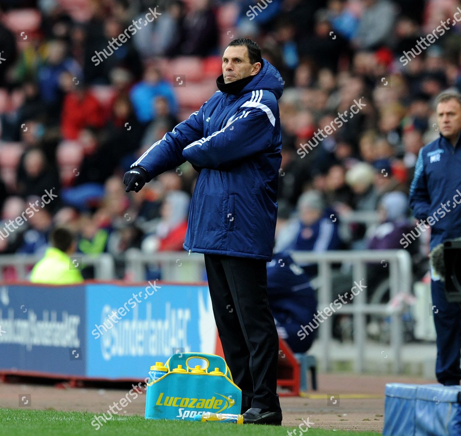 Gus Poyet Manager Sunderland Editorial Stock Photo - Stock Image ...