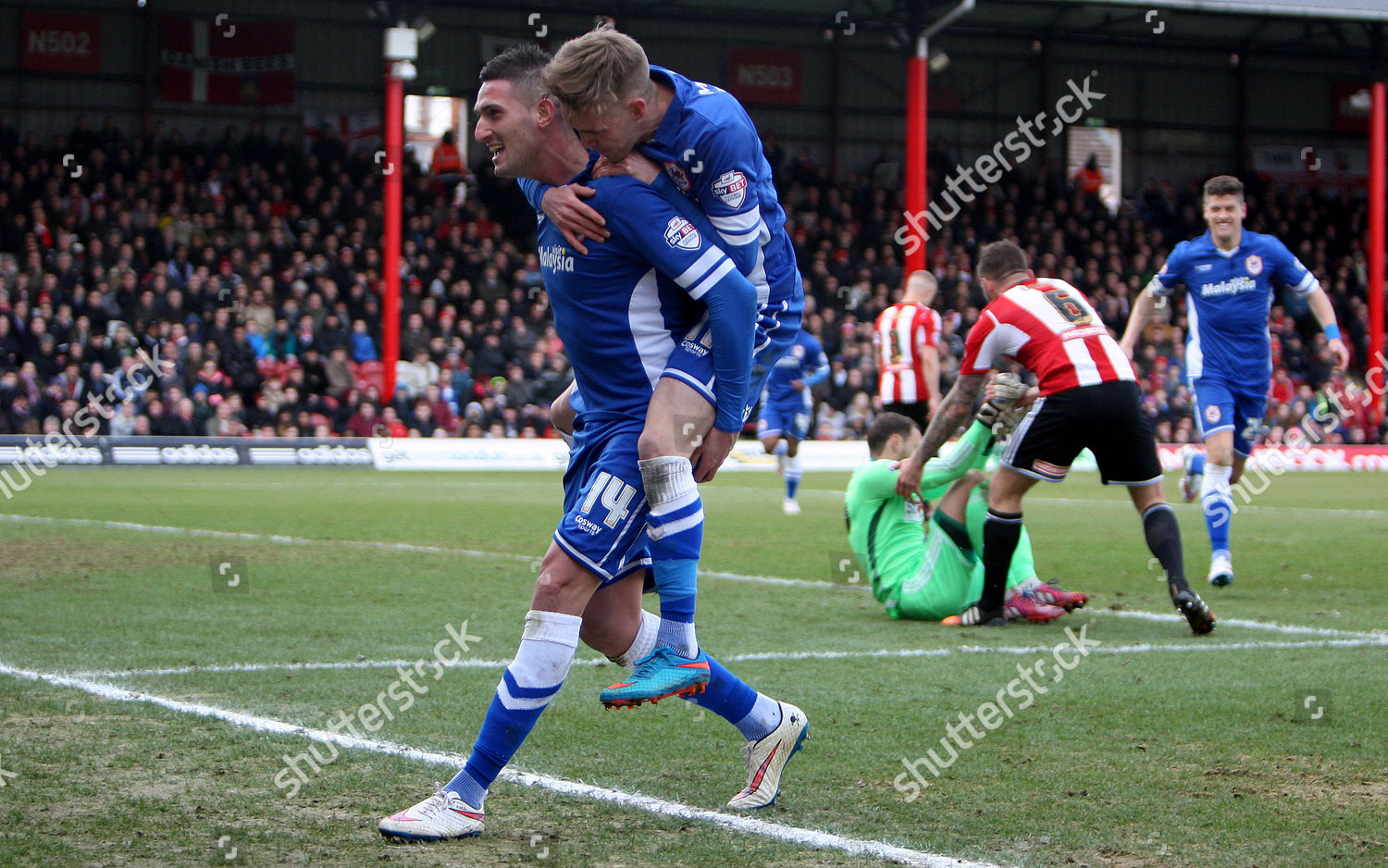 Macheda Goal Celebration Editorial Stock Photo - Stock Image | Shutterstock