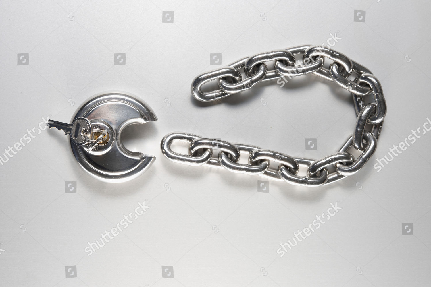 Biting Lock Stainless Steel Chain Editorial Stock Photo - Stock Image ...