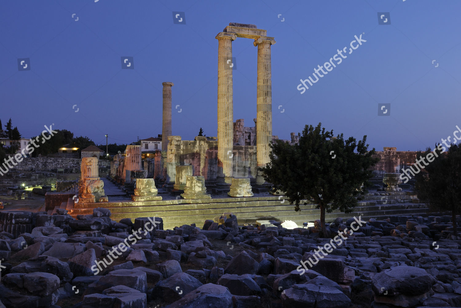 Didyma Didymaion Apollo Temple Important Oracle Editorial Stock Photo ...