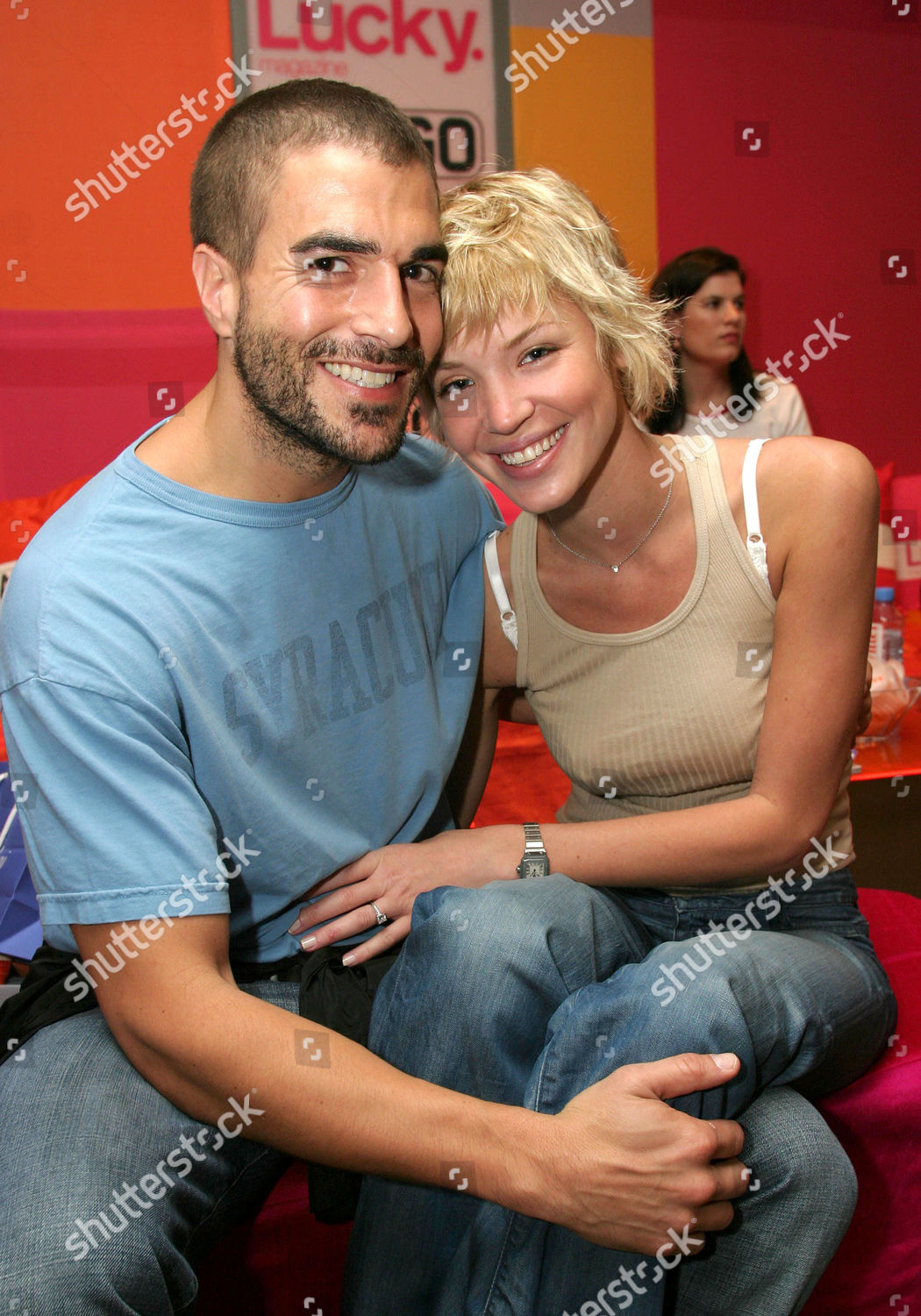 Ashley Scott Fiancee Film Producer Anthony Editorial Stock Photo ...