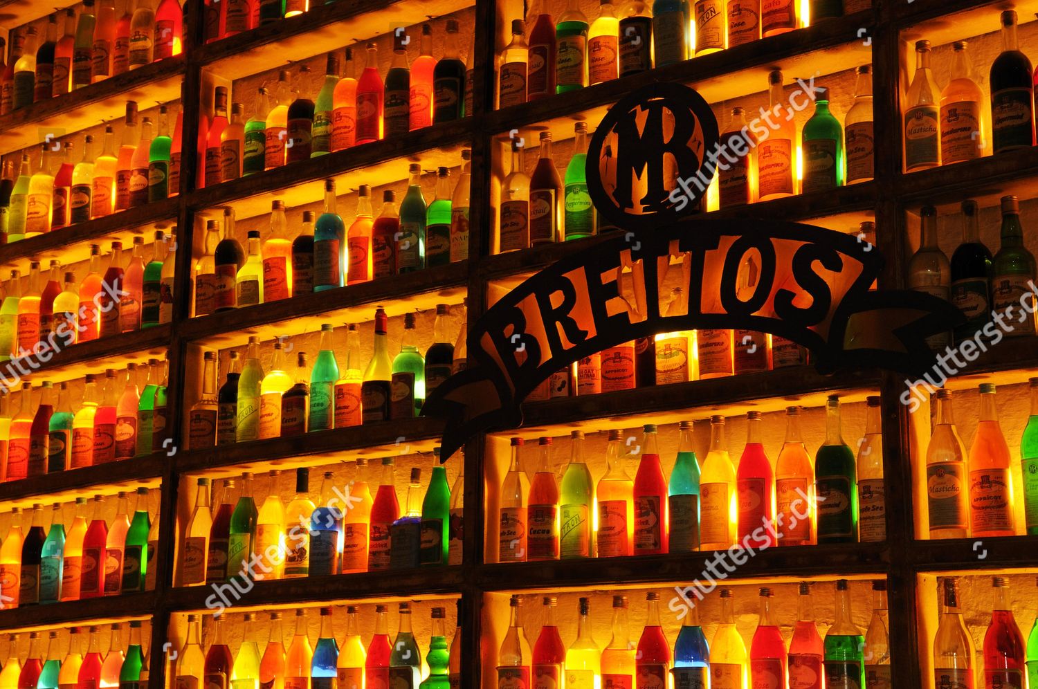 Brettos Bar Liqueurs Plaka Athens Greece Editorial Stock Photo - Stock ...