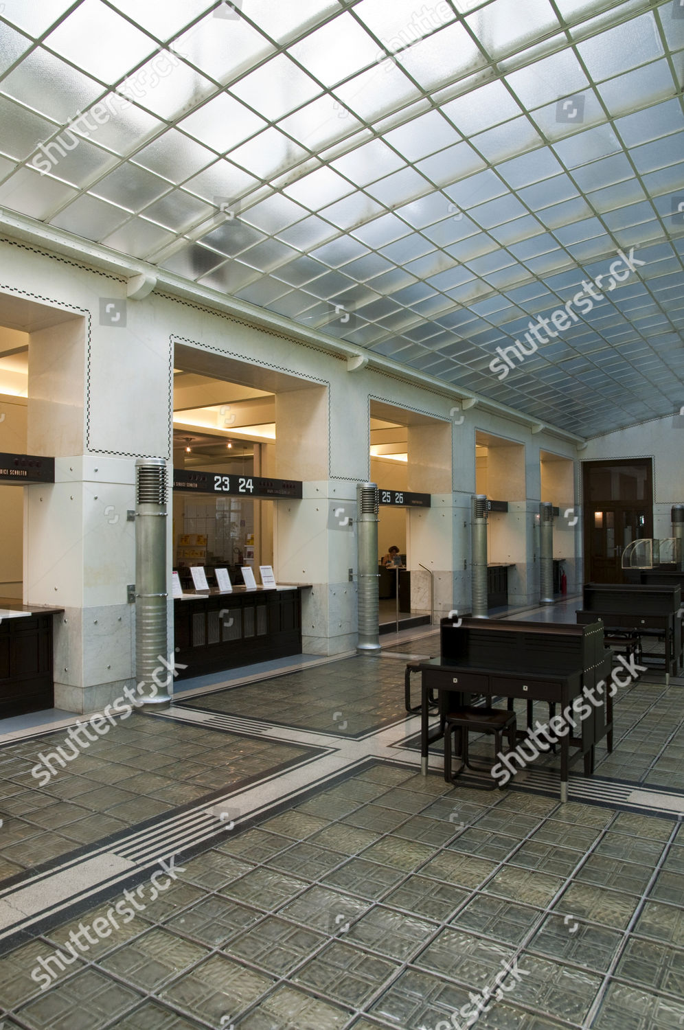 Banking Hall Vienna Postal Savings Bank Editorial Stock Photo - Stock ...