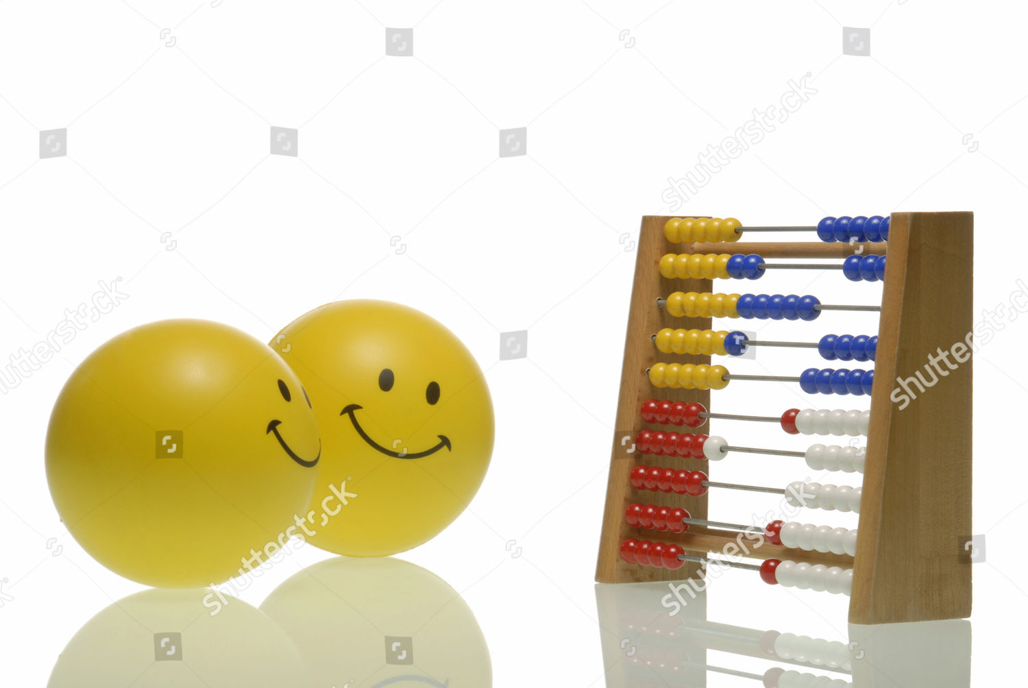 Smiley Coaching Another Abacus Symbolic Image Editorial Stock Photo ...