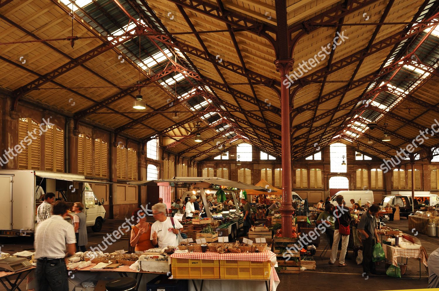 Market Day Old Market Hall 1855 Editorial Stock Photo - Stock Image ...