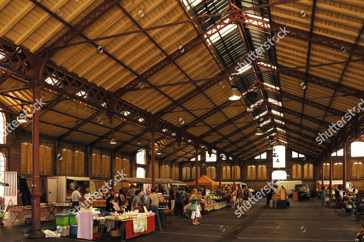Market Day Old Market Hall 1855 Editorial Stock Photo - Stock Image ...