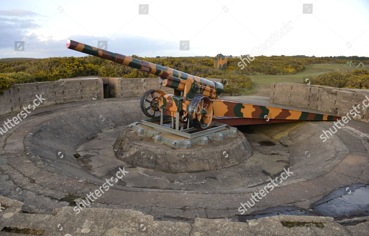 Moltke Gun Battery 155cm French Gun Editorial Stock Photo - Stock Image ...