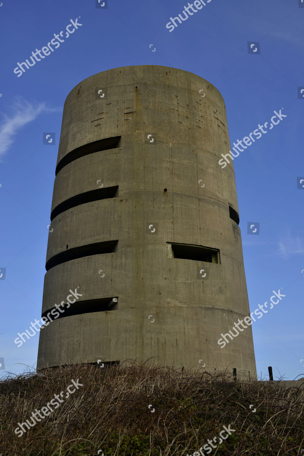 Pleinmont Observation Range Finding Tower Built Editorial Stock Photo ...