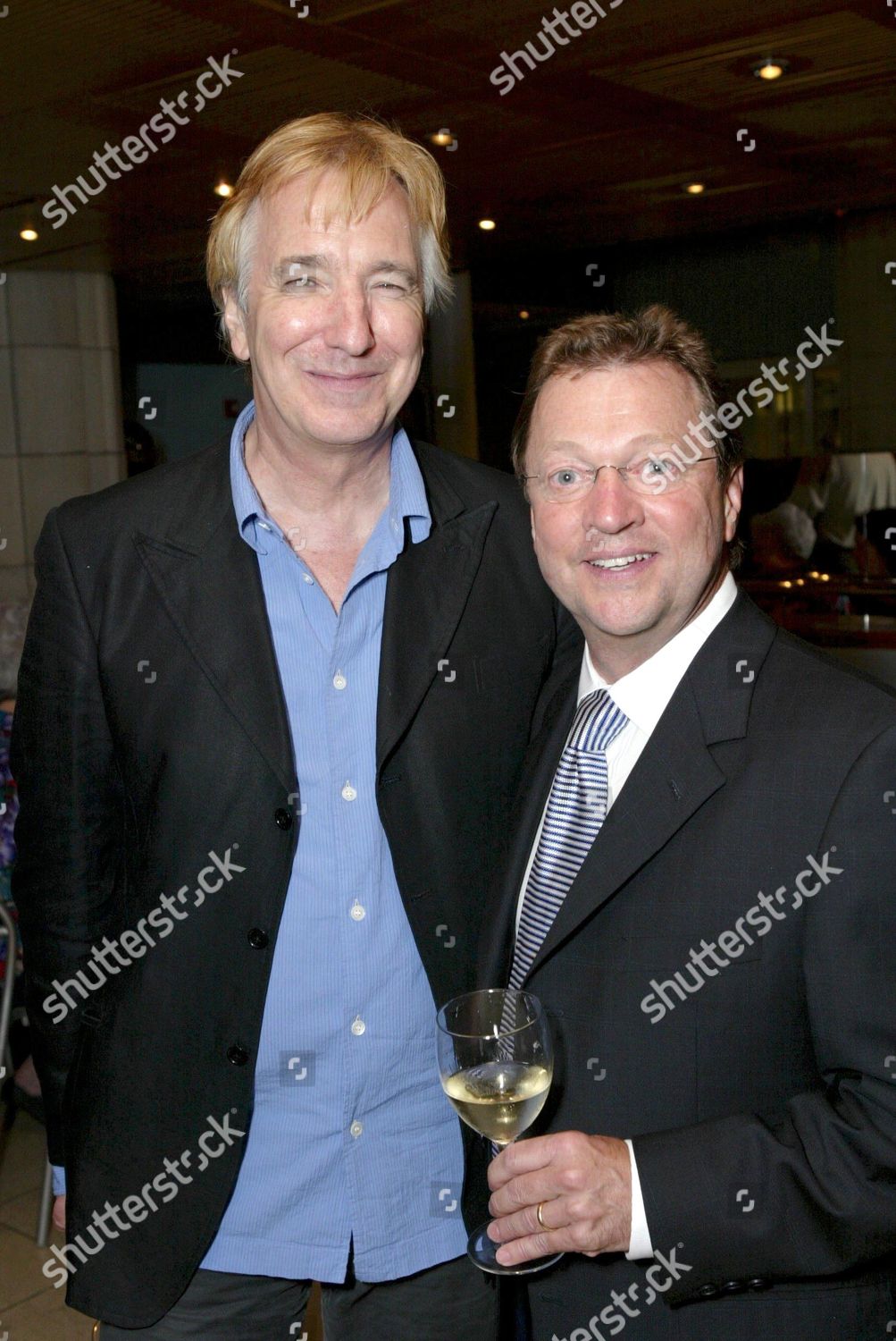 Alan Rickman Producer Mark Radcliffe Editorial Stock Photo - Stock ...