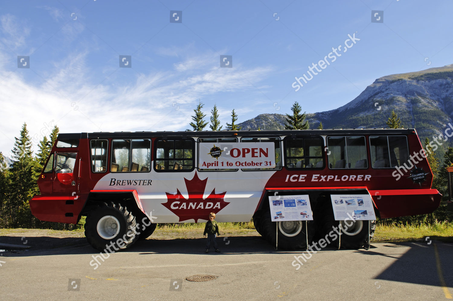 Model Released Glacier Bus Ice Explorer Editorial Stock Photo - Stock ...