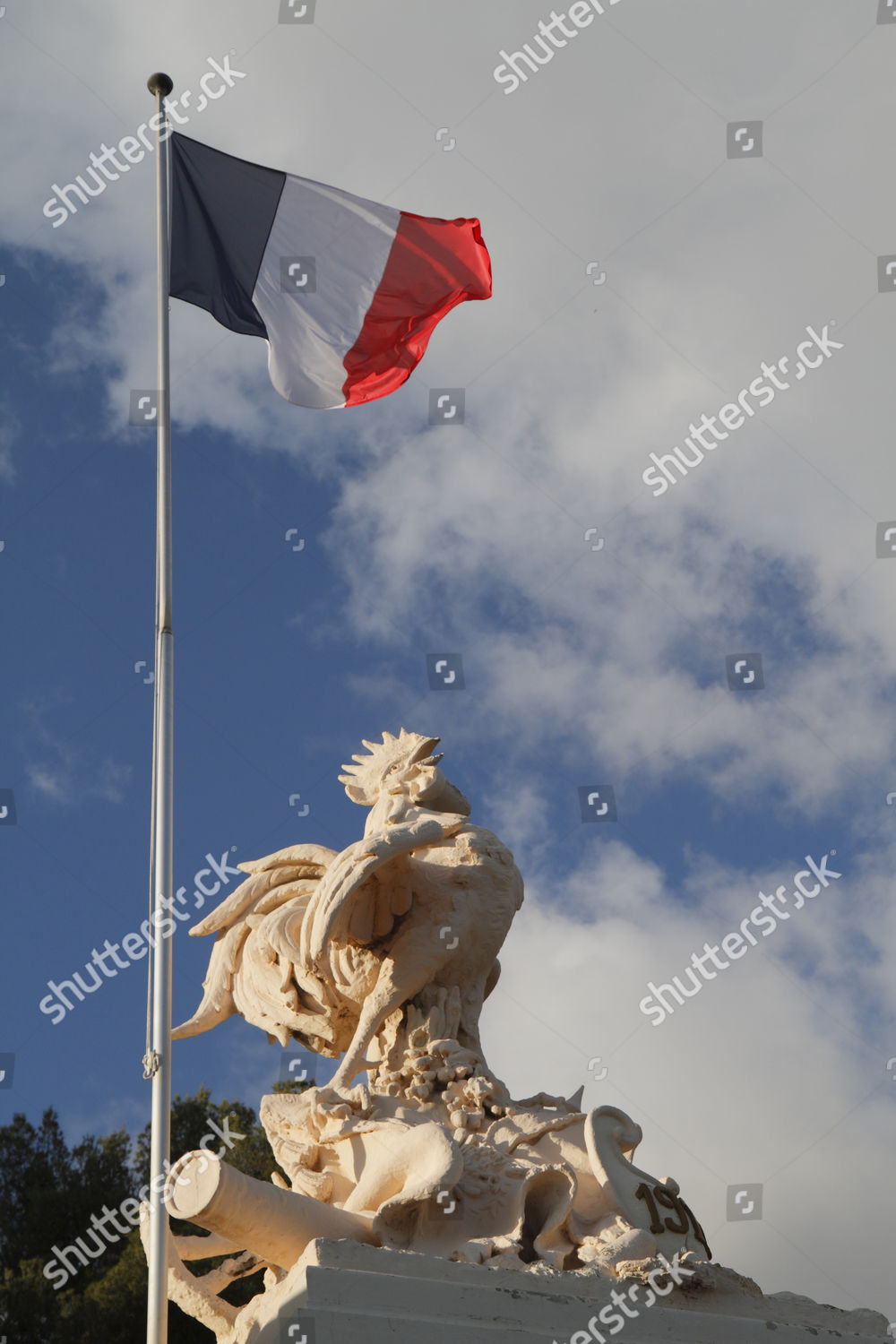 Sculpture Gallic Rooster National Symbol French Editorial Stock Photo ...