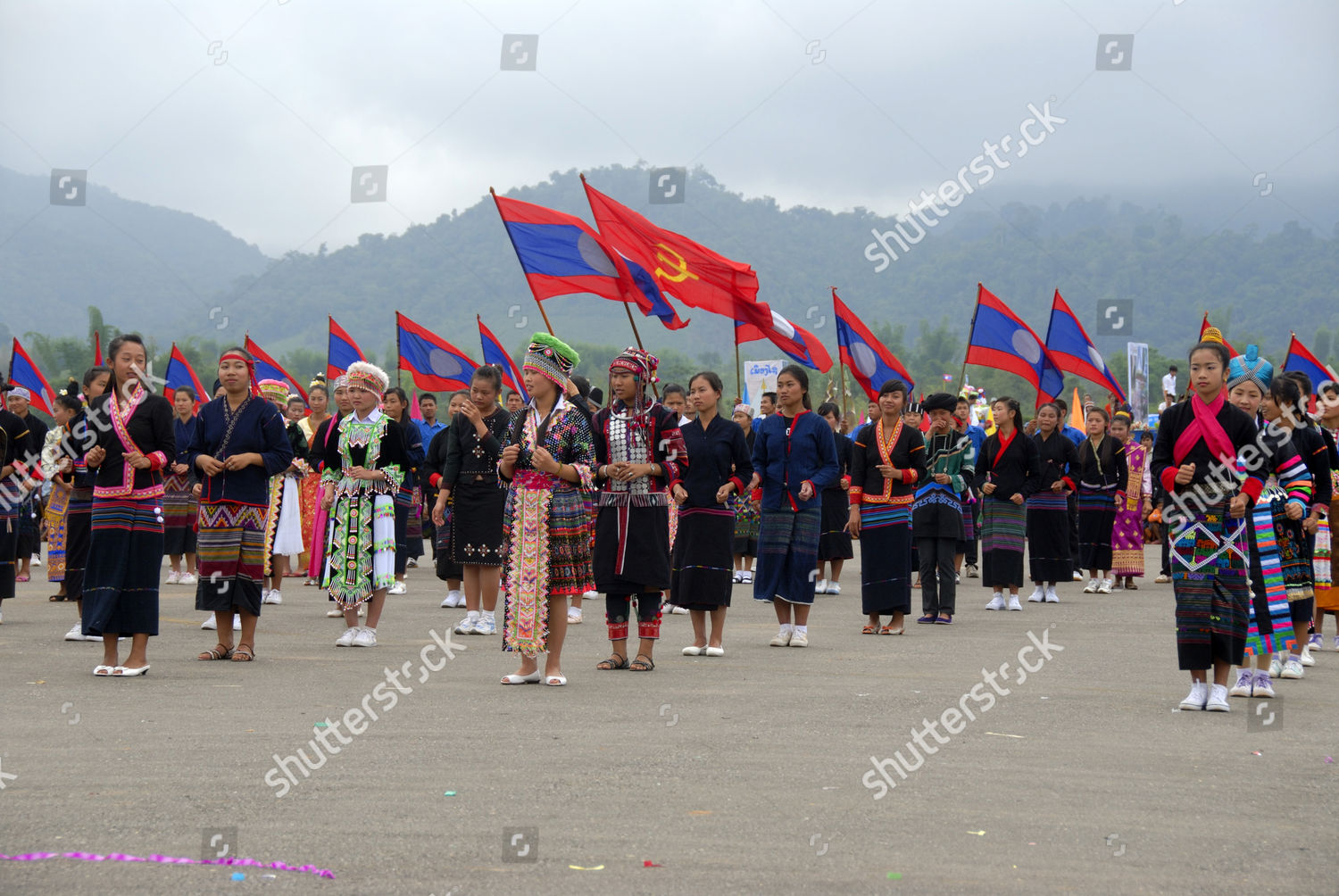 Festival Laotian People Different Ethnic Groups Editorial Stock Photo ...