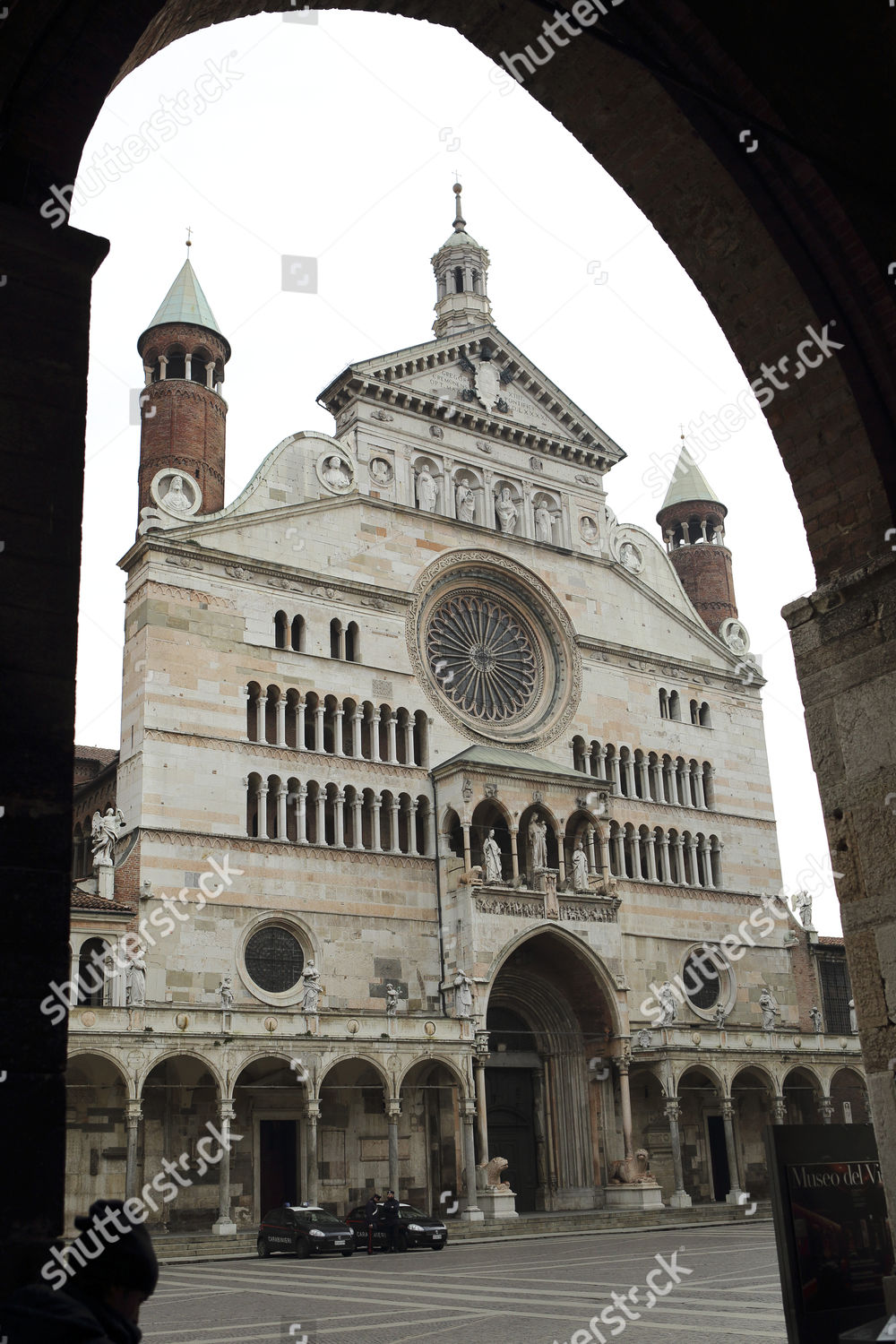 Facade Cremona Cathedral Cremona Italy Cathedrals Editorial Stock Photo ...