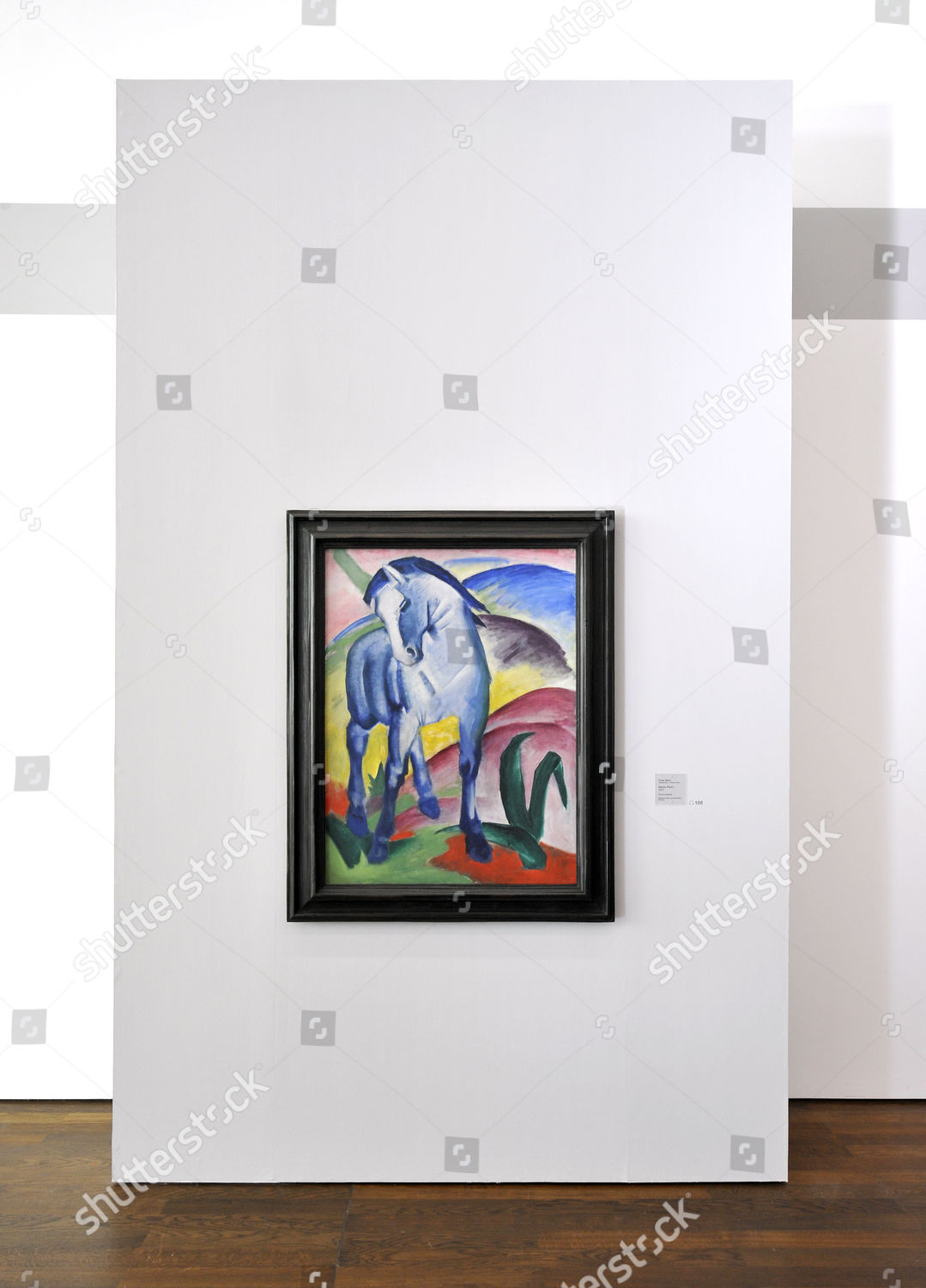 Painting Blaues Pferd Blue Horse 1911 Editorial Stock Photo - Stock ...