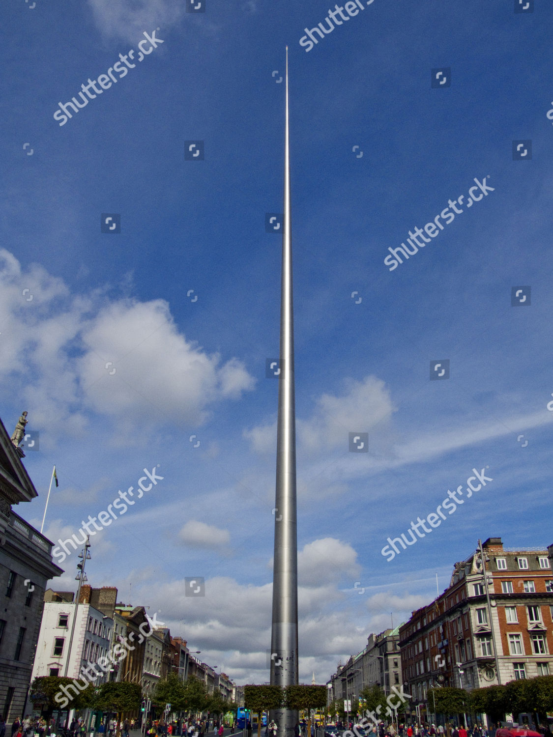 Spire Dublin Monument Light Oconnell Street Editorial Stock Photo ...