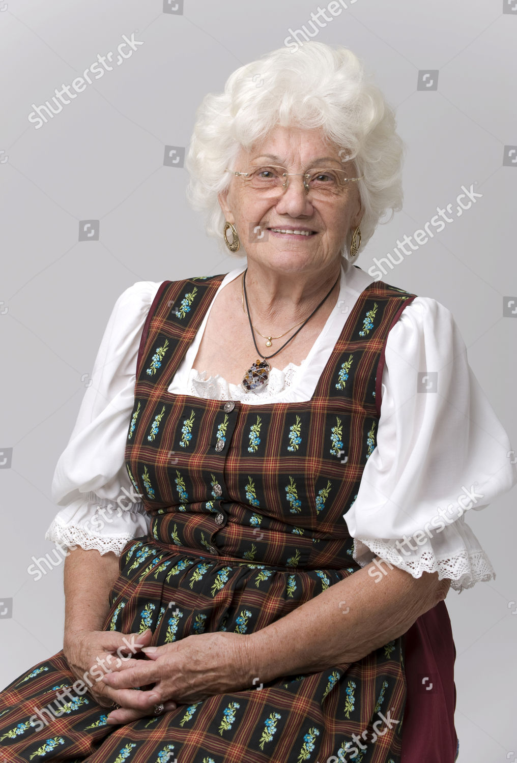 Model Released Elderly Woman 76 Wearing Editorial Stock Photo - Stock ...