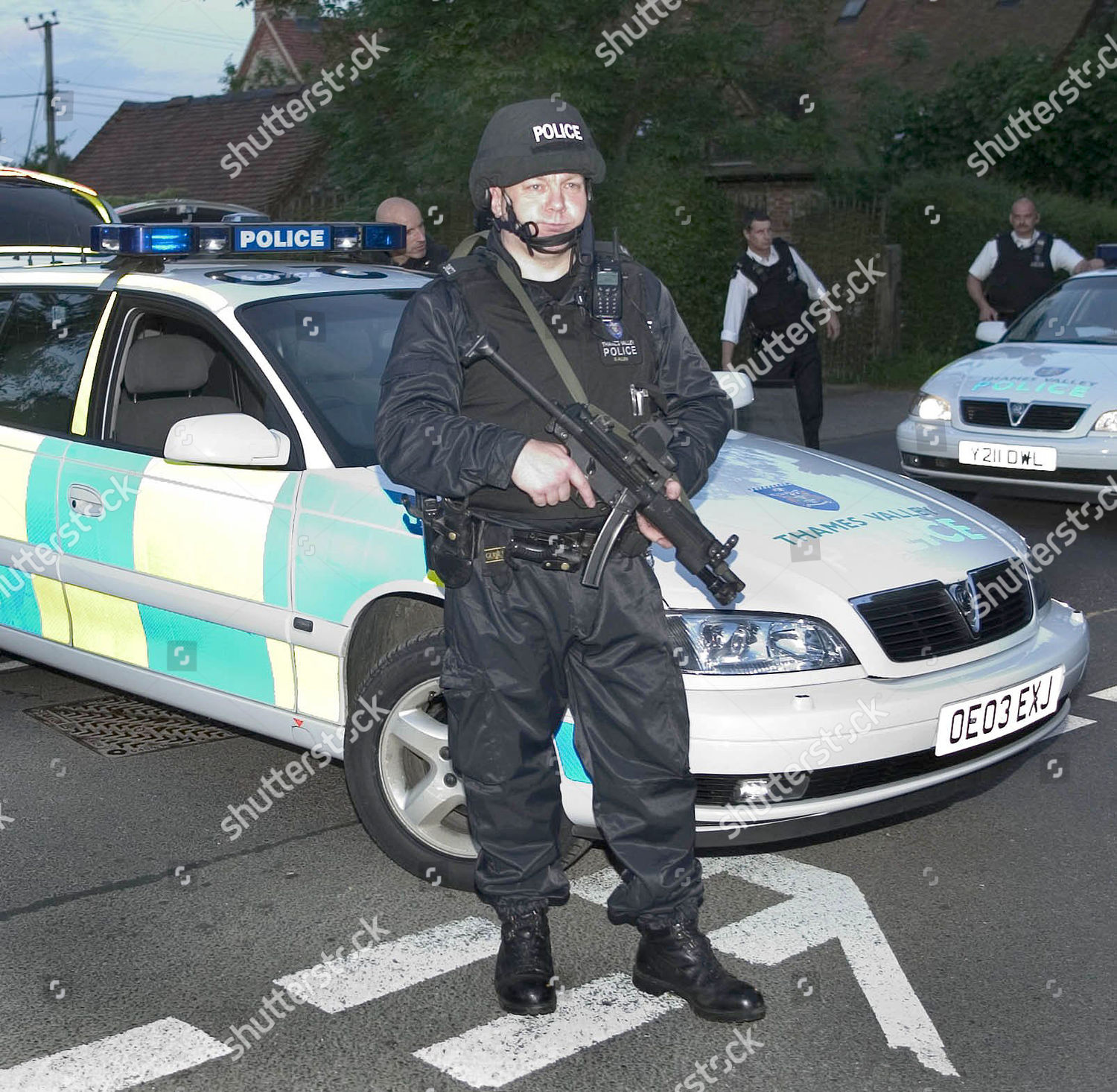 Police Highmoor Cross Village Editorial Stock Photo - Stock Image ...