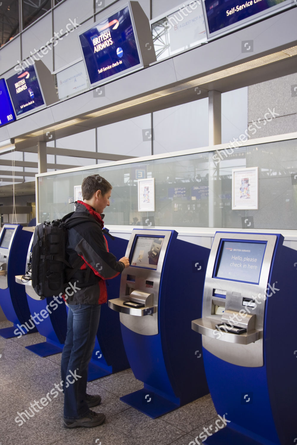 Model Released Passenger Echeckin Frankfurt Hesse Editorial Stock Photo ...