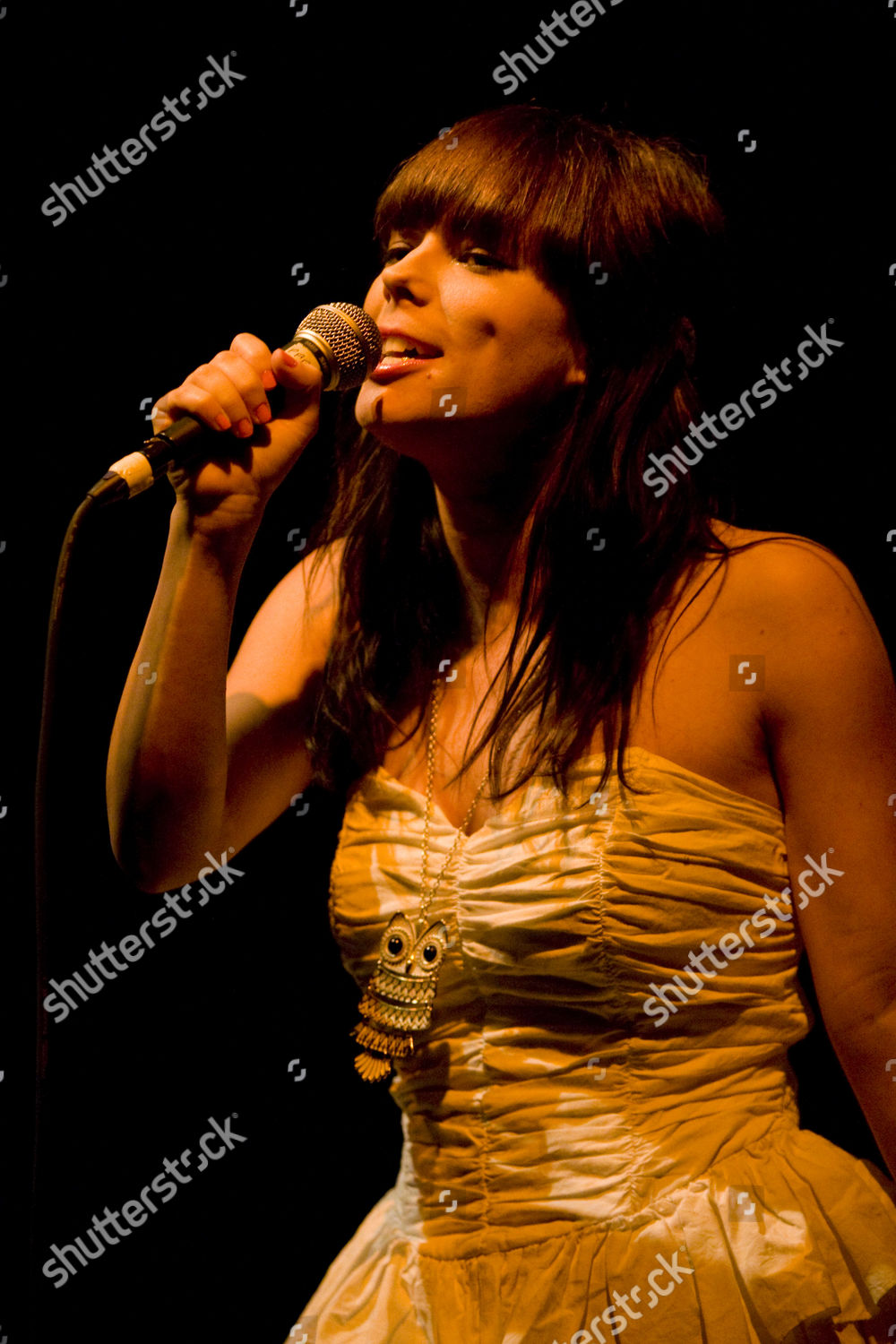 Australian Singer Lenka Live Club Haerterei Editorial Stock Photo ...
