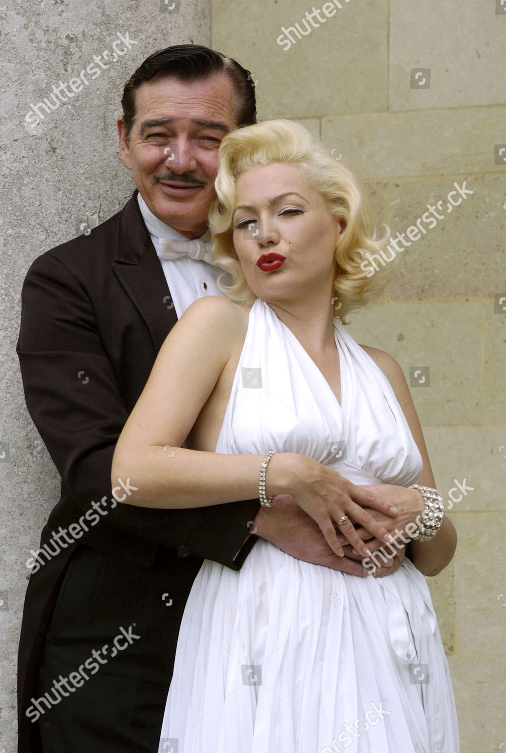 Lookalikes Clark Gable Marilyn Monroe Gene Editorial Stock Photo ...