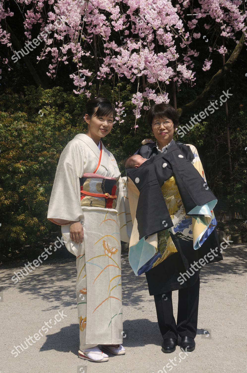 Shinto Christening Traditional Clothes Kamigamo Shrine Editorial Stock ...
