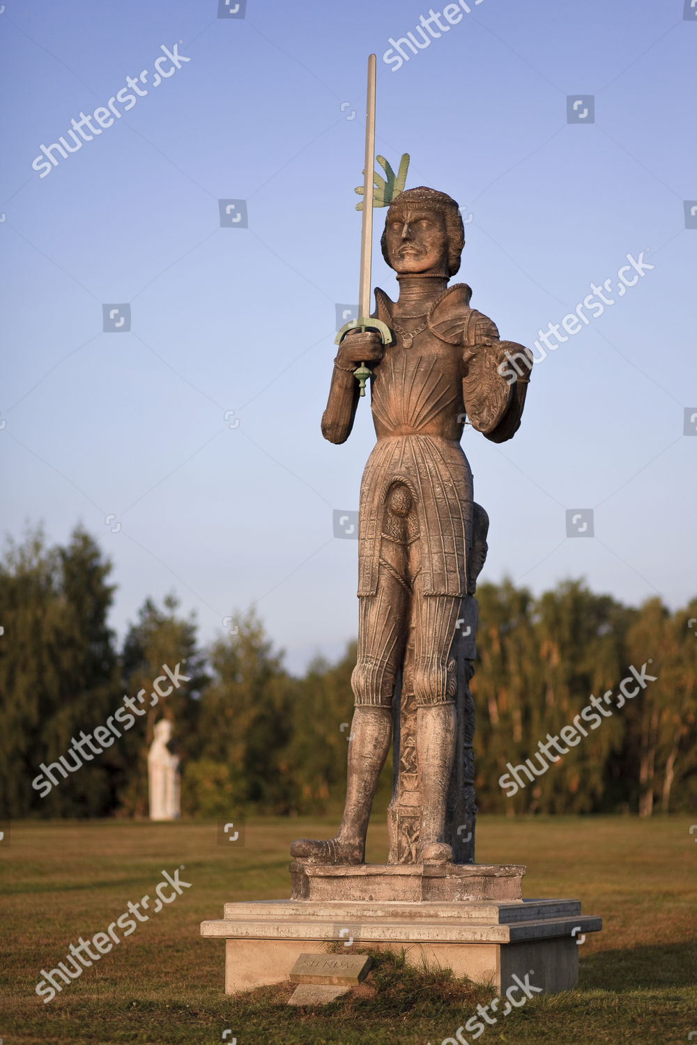 Roland Statue Roland Town Stendal Rolandpark Editorial Stock Photo ...