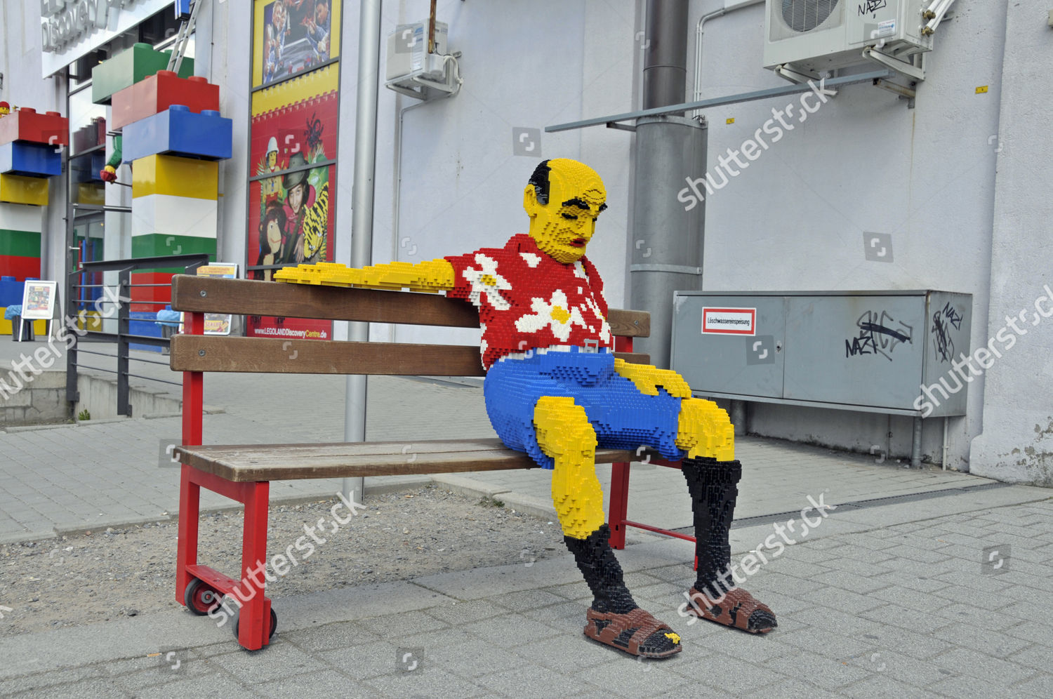 Lifesize Figure Made Lego Bricks Legoland Editorial Stock Photo - Stock ...