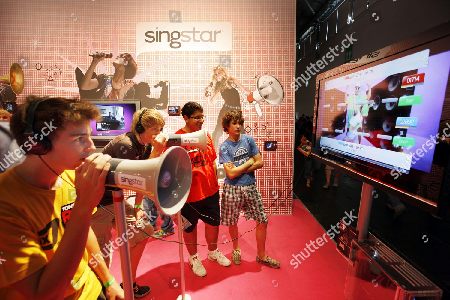 Sony Playstation Singstar Karaoke Singing Game Editorial Stock Photo ...