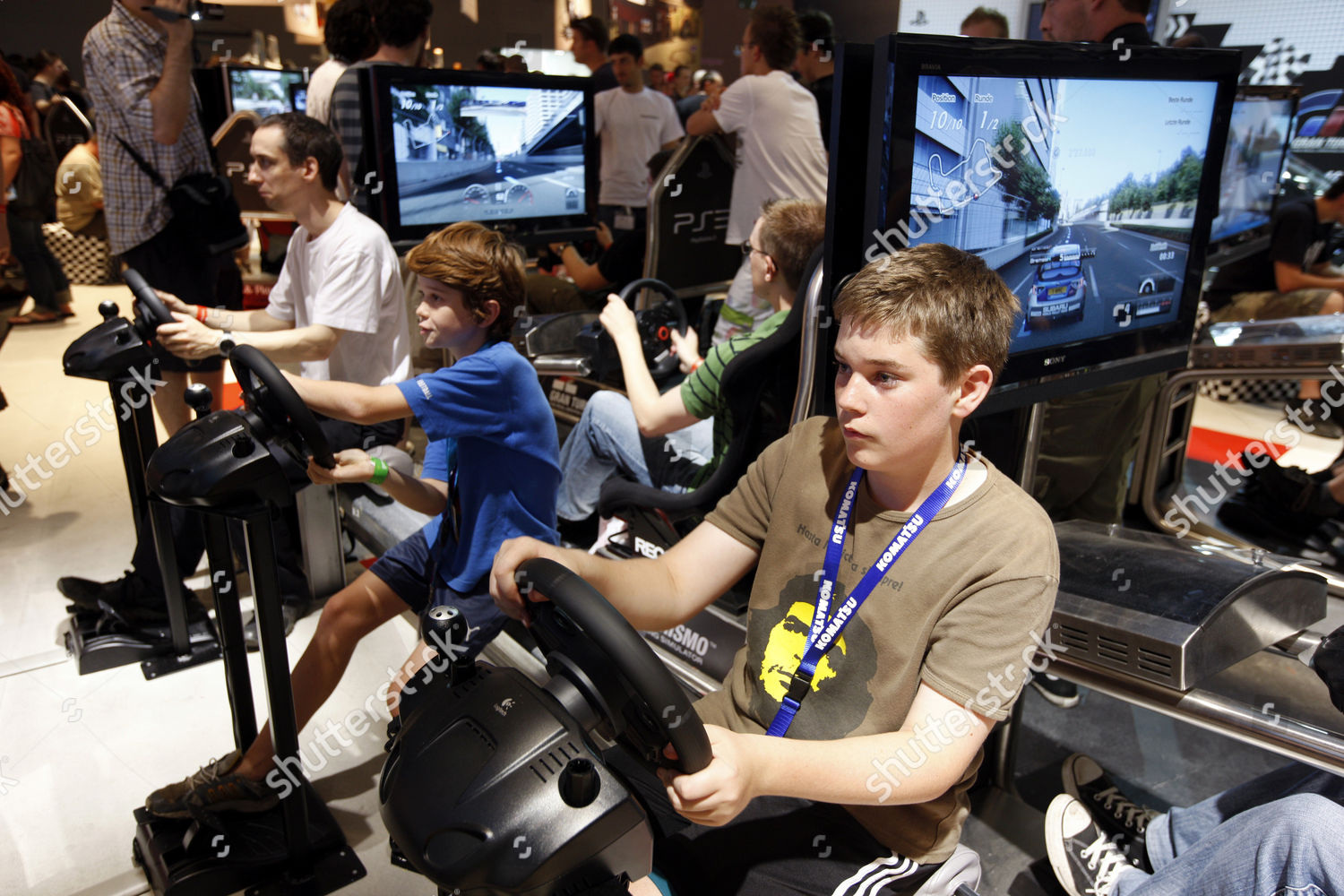 Driving Simulator Car Racing Games Driving Editorial Stock Photo ...